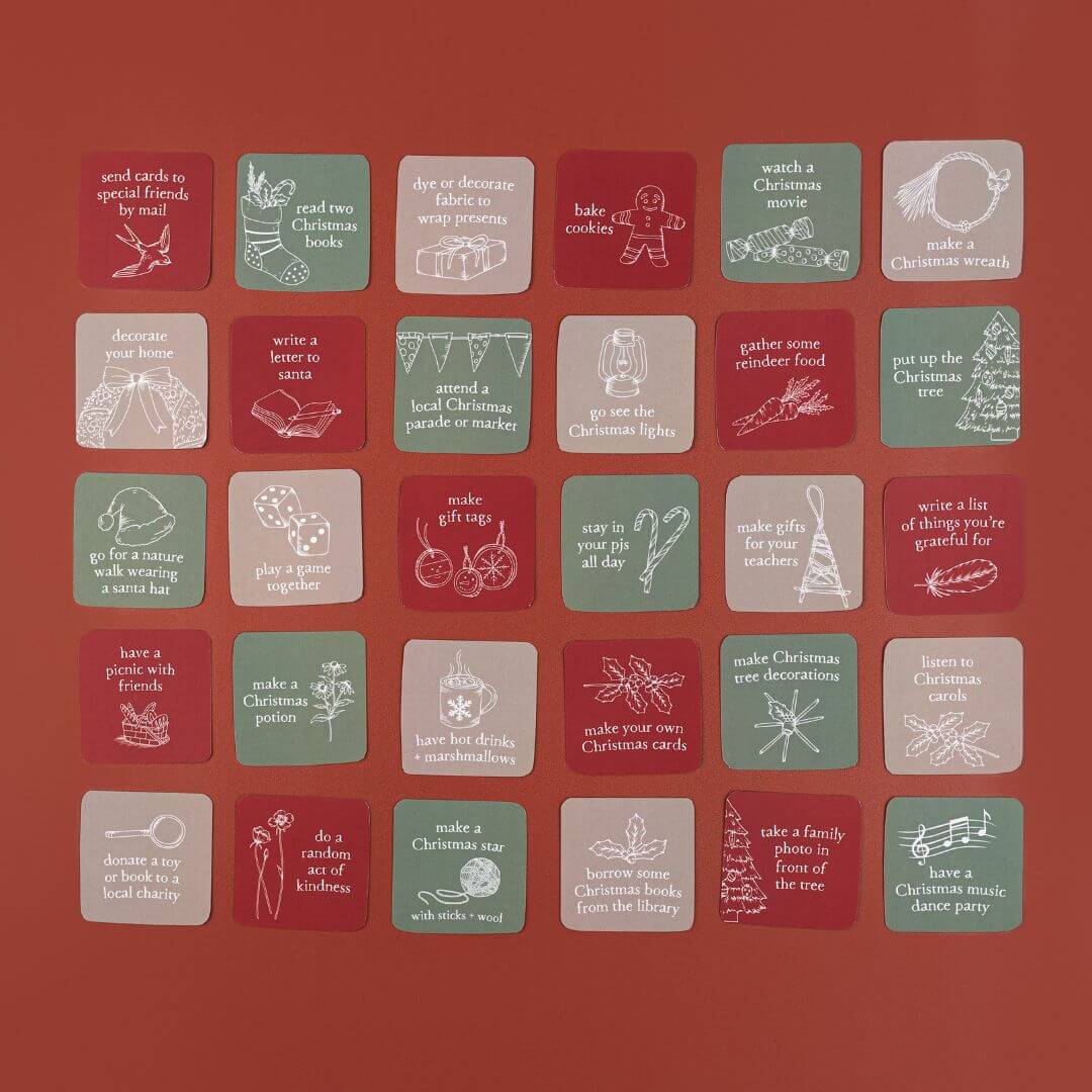 Mindful Advent Activity Cards | Easy way to fill your advent calendar ...