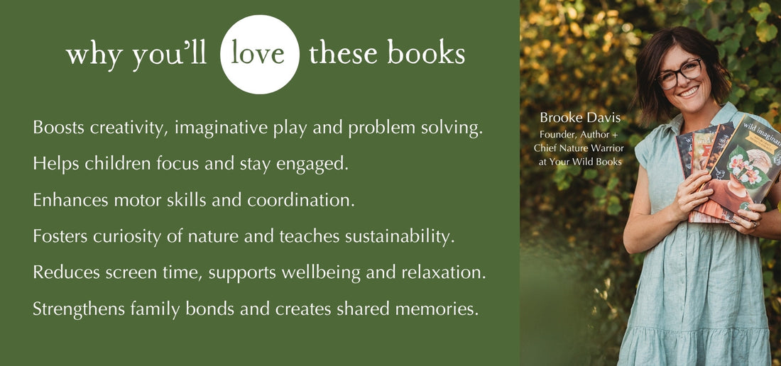 Your Wild Books | Nature Craft + Activity Books For Kids 3-12 years