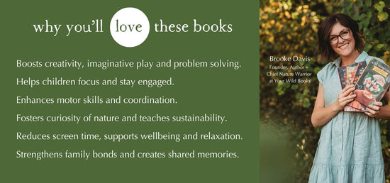 Your Wild Books | Nature Craft + Activity Books For Kids 3-12 years